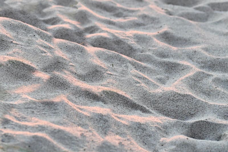Sand Dunes. Real Sand Texture with a Touch of Sunset Rays. Stock Photo ...