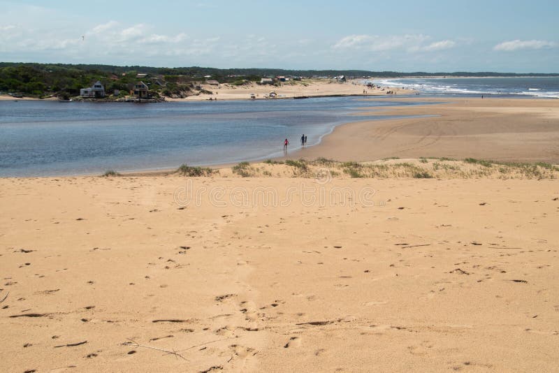Sand Dunes in Rocha, Uruguay Stock Photo - Image of river, travel ...