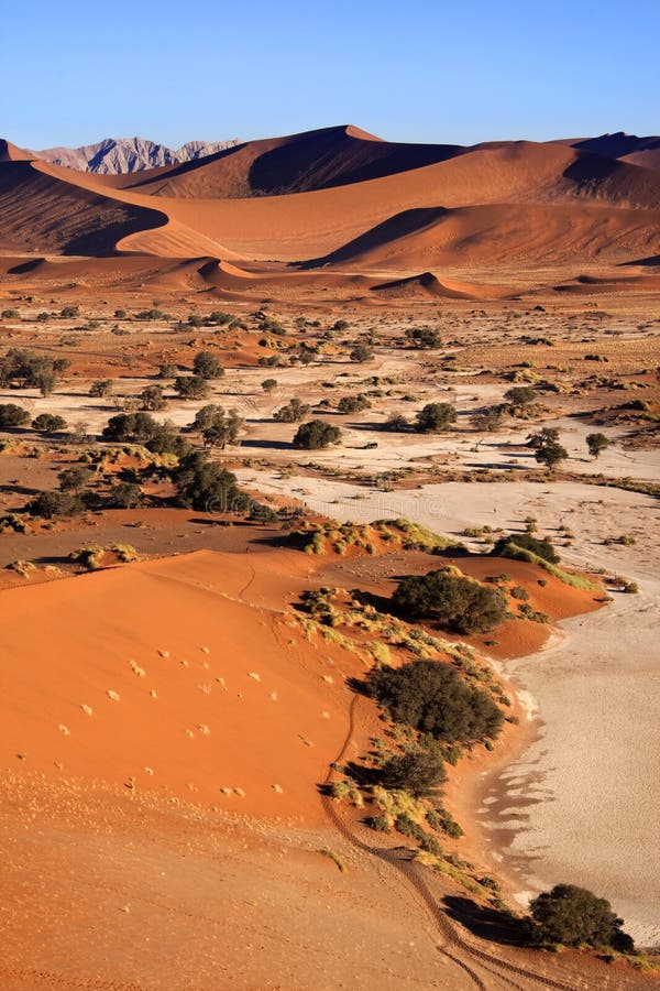 View of the Kuseb River Namib Desert, Naukluft National P Stock Photo ...