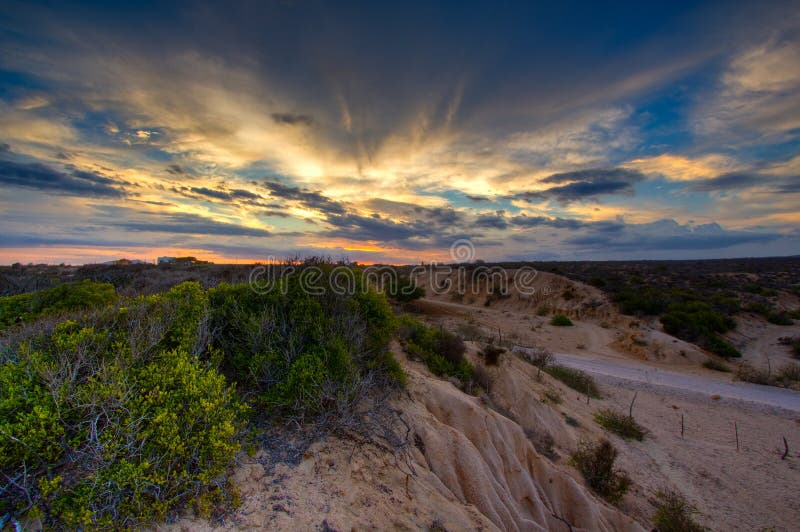 Pilbara Sunset stock image. Image of sand, sunset, contrast - 34294655