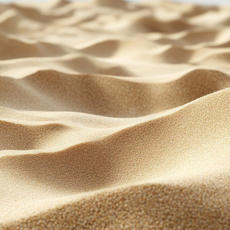 Sand Dunes Texture Background with Copyspace. Vector Illustration Stock ...