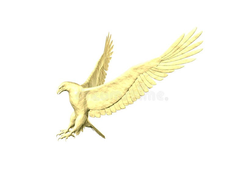 Sand Eagle Attacks stock illustration. Illustration of eagle - 292681