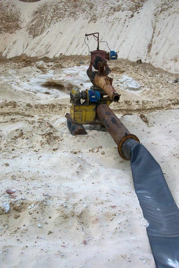 Sand Extraction, Sand Quarry, Sandy Ground Stock Image - Image of ...