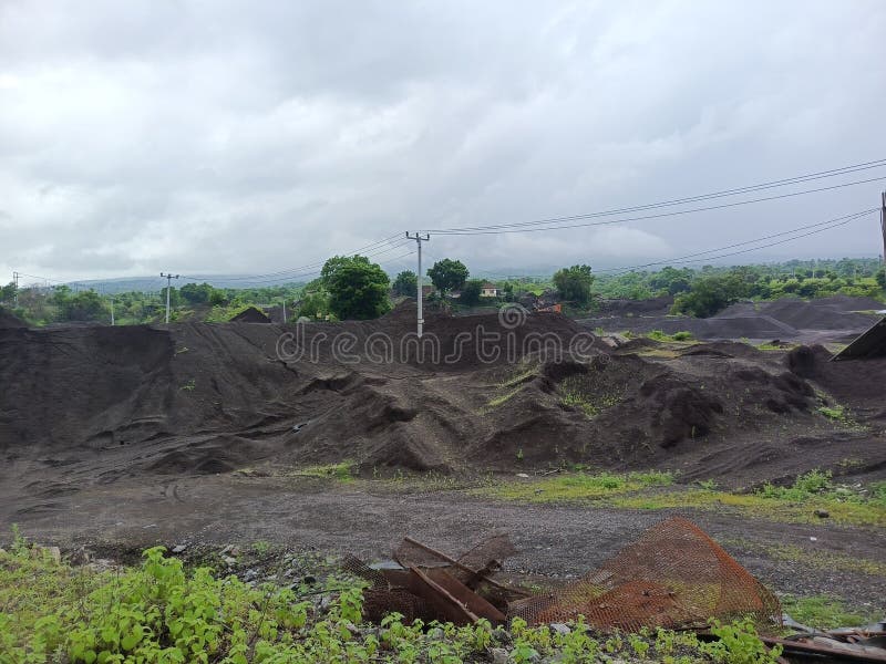 Sand Factory with Beautifull Scene Stock Image - Image of machine ...