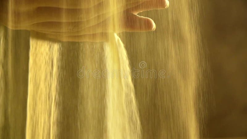 Sand Falling in Slow Motion Stock Video - Video of abstract, frames ...