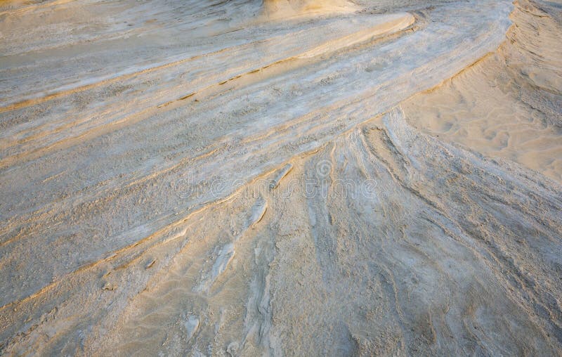 Sand Formations in a Desert Near Abu Dhabi Stock Photo - Image of ...