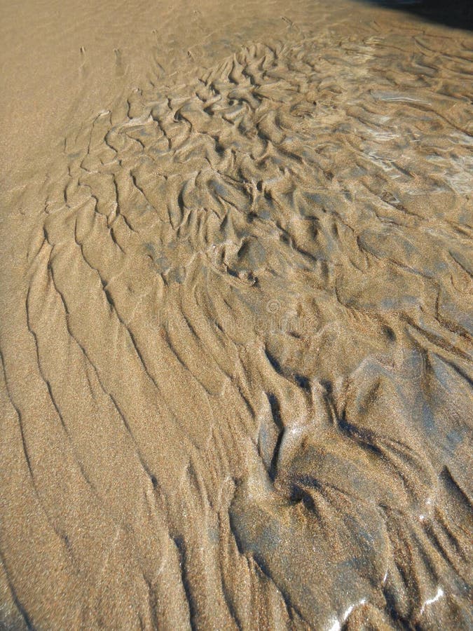 Sand Formations at Low Tide Stock Image - Image of abstract, sand ...