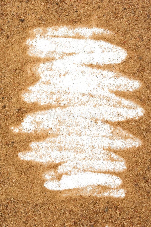 Sand frame on white stock image. Image of holiday, sand - 52401763
