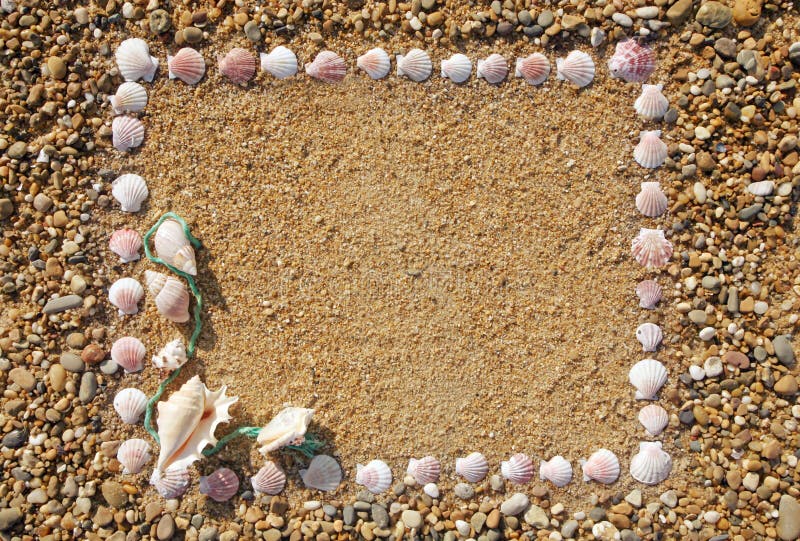 Sand frame stock image. Image of season, coast, seasonal - 5808747