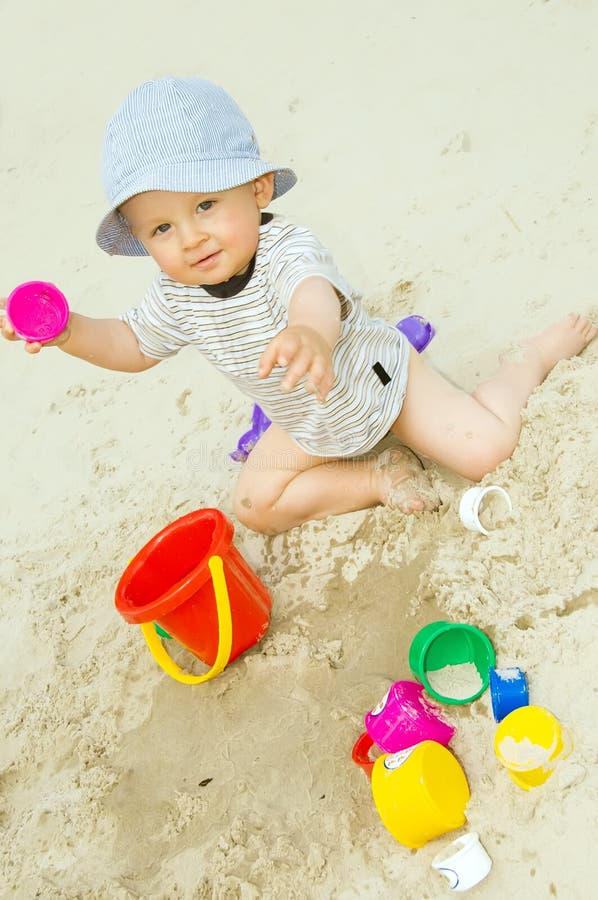Sand fun stock image. Image of toys, child, shapes, sand - 10983707