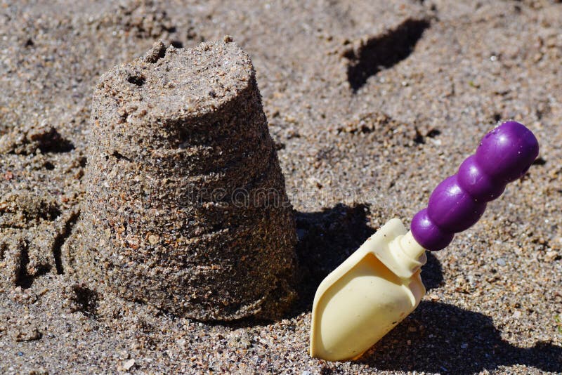 Sand games stock image. Image of river, playing, shovel - 91856289