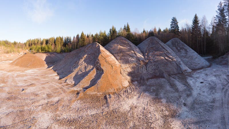 Sand pit stock image. Image of park, construction, sand - 135514585