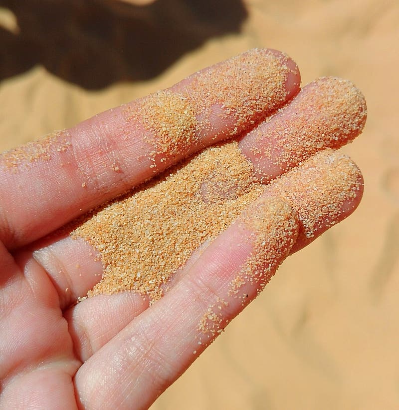 Sand stock photo. Image of desert, holding, hands, sand - 75577974