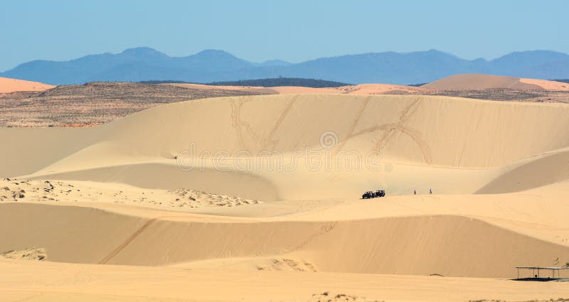 Sand Hill at Bau Trang Town in Binh Thuan, Vietnam Stock Photo - Image ...