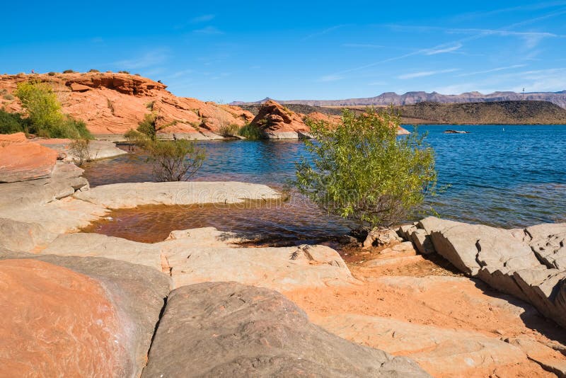 Sand Hollow State Park stock photo. Image of park, rock - 255469712