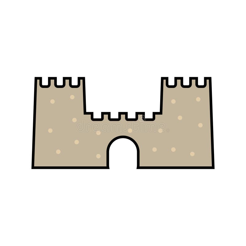 Sand icon vector stock vector. Illustration of beach - 284968347