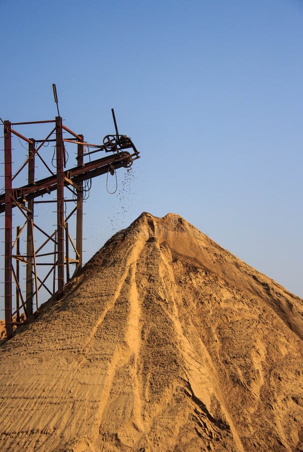Sand industry stock image. Image of container, industrial - 30516553