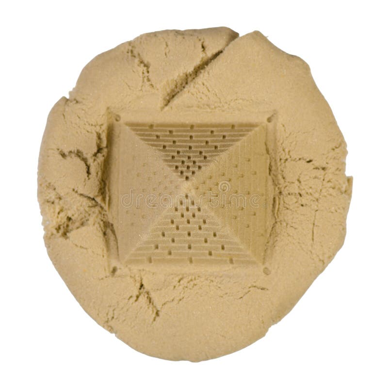 Sand kinetic pyramid stock photo. Image of kinetic, hands - 111344884