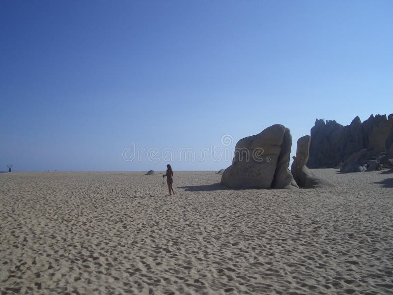 Sand land stock photo. Image of mountain, landscape, sand - 1718646