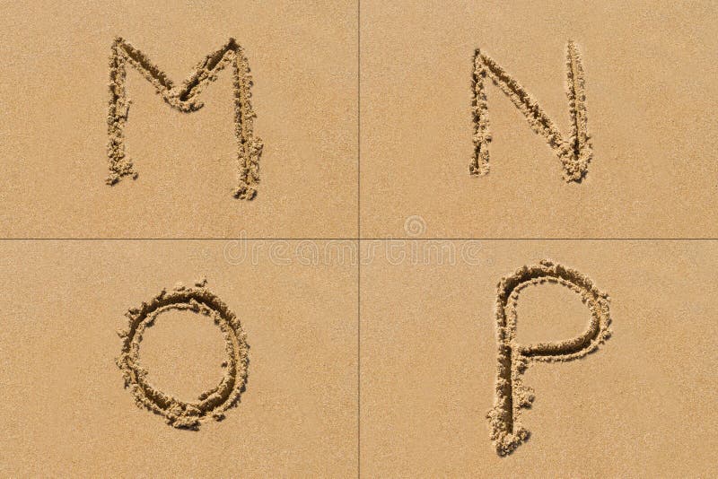 Sand Letter Sets stock photo. Image of sand, typeable - 57925882