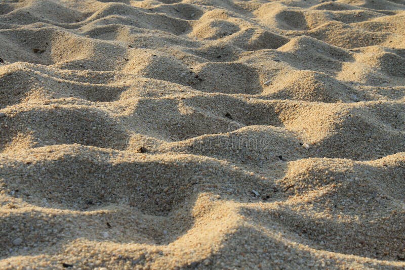 Sand with Light in the Evening Stock Image - Image of beach, evening ...