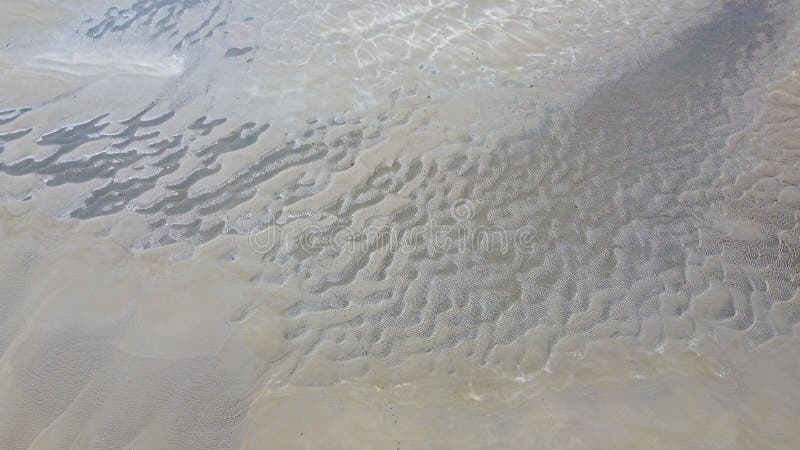 Sand at Low Tide, Top View. Unusual Sandy Texture Stock Photo - Image ...