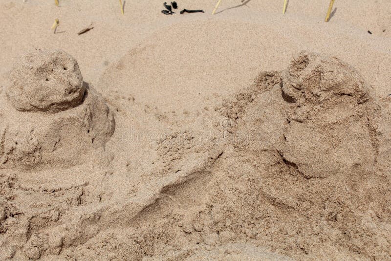 Mound Of Sand stock photo. Image of texture, extraction - 6207508