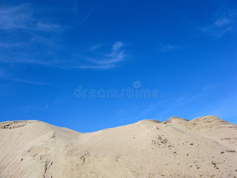 Sand mountain stock image. Image of highly, desert, landscape - 10156815