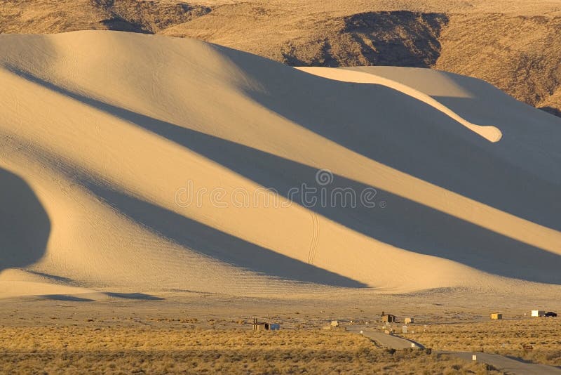 Sand Mountain Nevada stock image. Image of dune, hills - 28909385