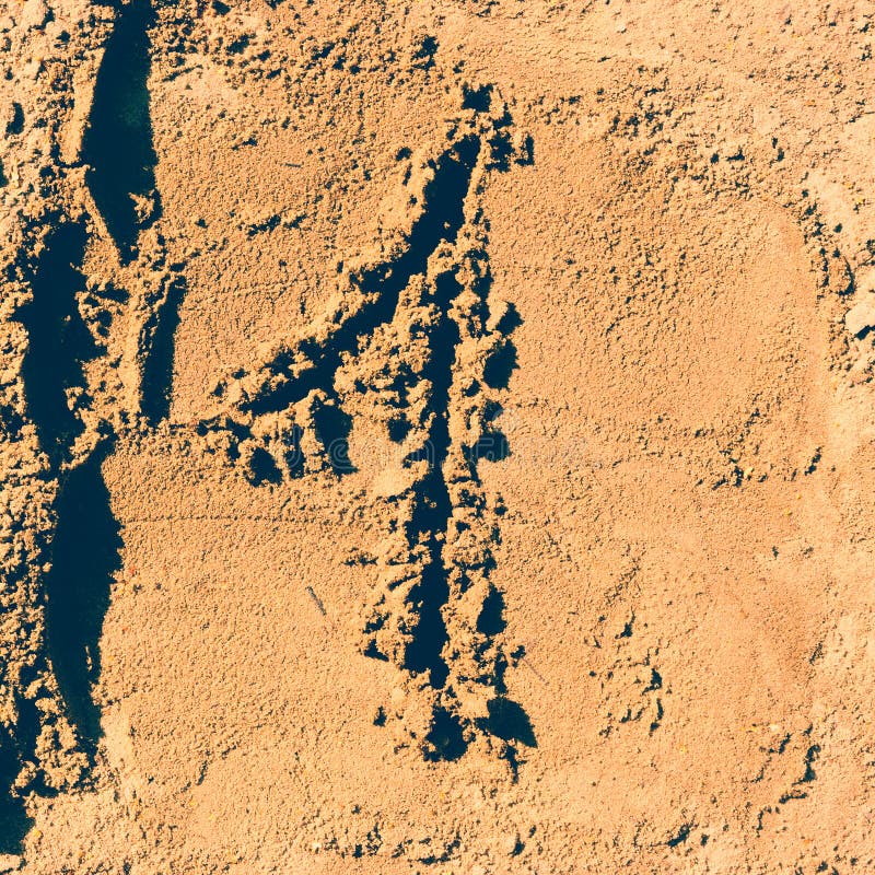 Sand number stock photo. Image of typescript, figure - 216518360