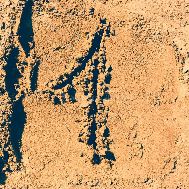 Sand number stock photo. Image of typescript, figure - 216518360