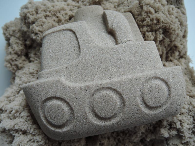 Sand Objects with Sea Shells Isolated Stock Photo - Image of sandy ...