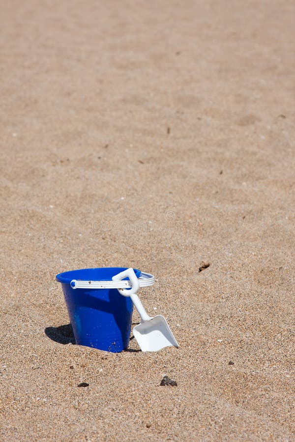 Sand pail stock photo. Image of pail, kids, blue, vacation - 11265756