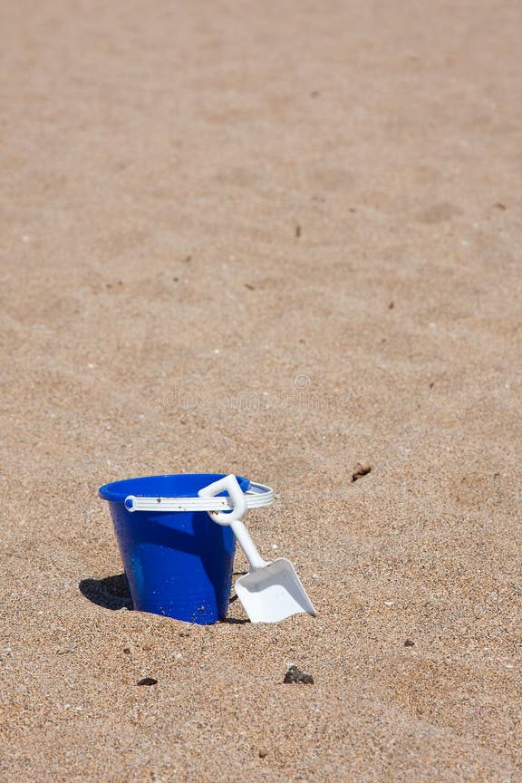 Sand pail stock photo. Image of pail, kids, blue, vacation - 11265756