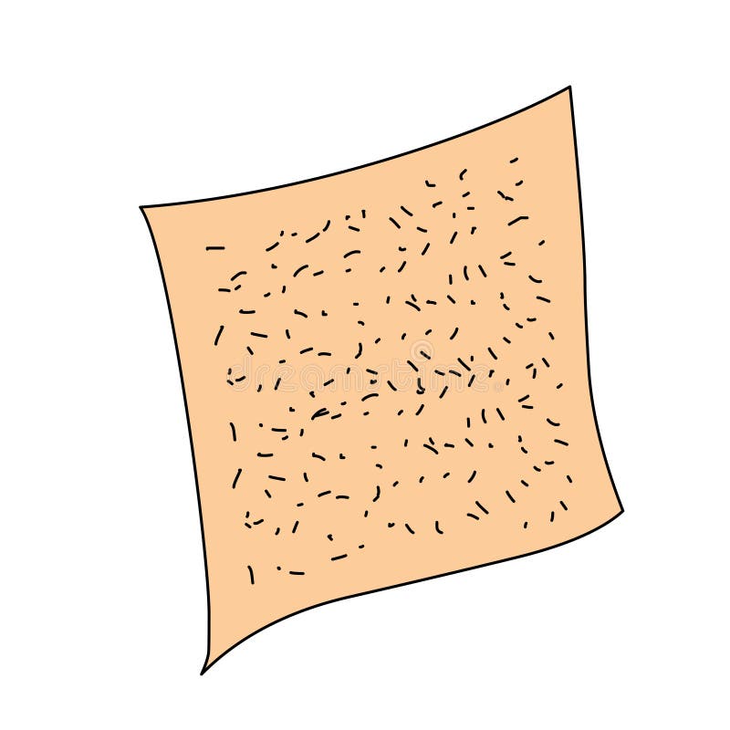 Sand Paper Clip Art Vector Illustration Διανυσματική απεικόνιση ...