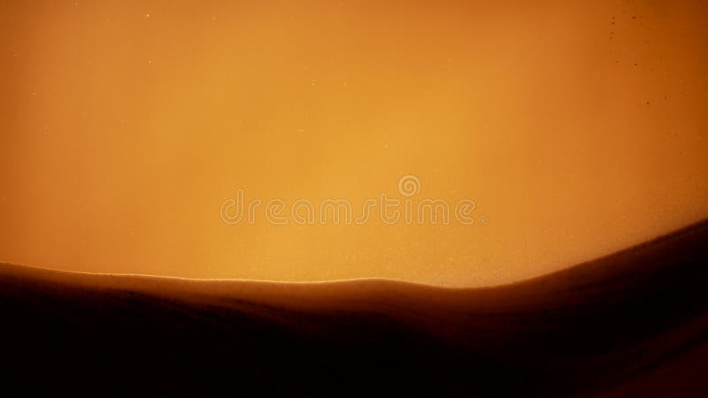 Sand Particles Floating Above the Sand Pile in Abstract Slow Motion ...