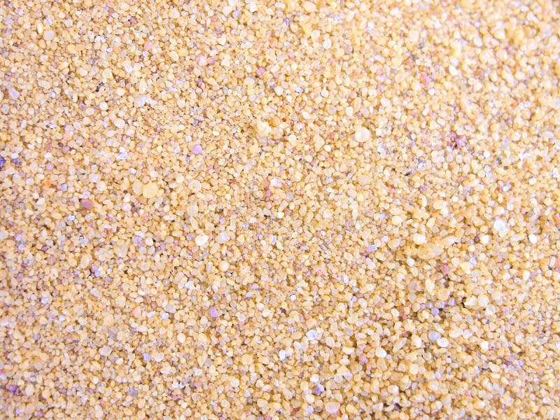 Sand Particles Texture Closeup Texture. Stock Photo - Image of ...