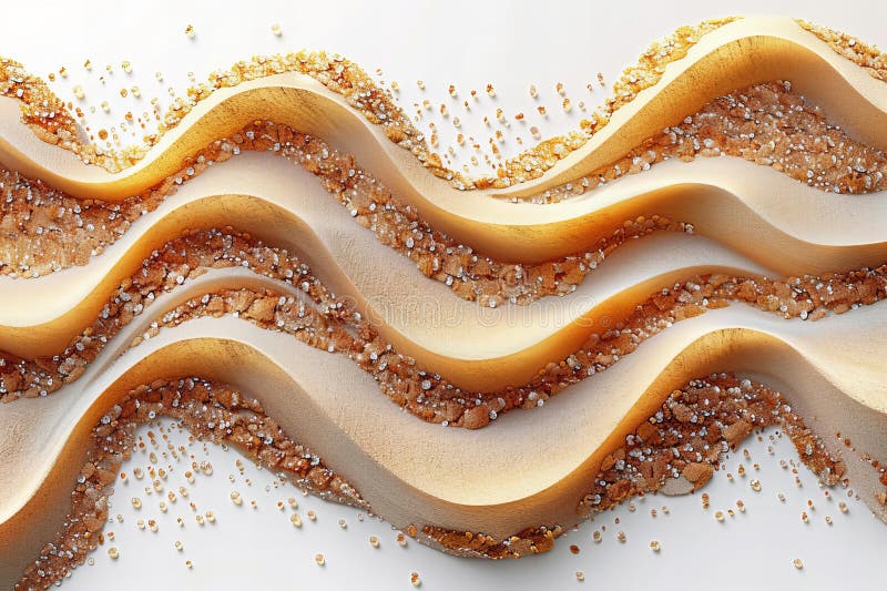 Sand Particles on White Background, Simple, Minimalistic, Ized, Flat ...