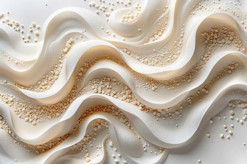 Sand Particles on White Background, Simple, Minimalistic, Ized, Flat ...