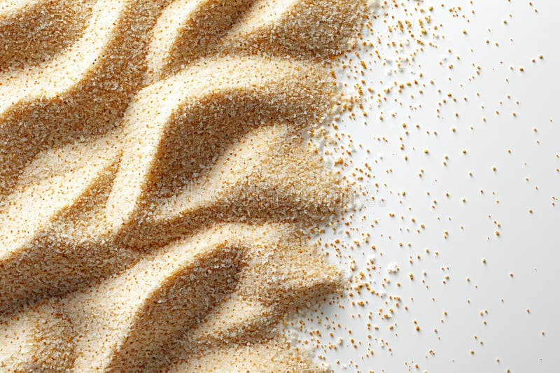 Sand Particles on White Background, Simple, Minimalistic, Ized, Flat ...