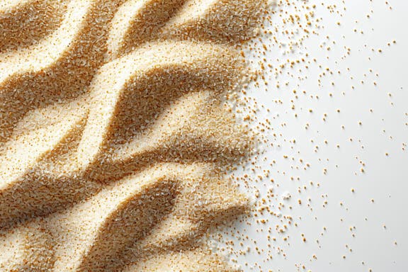 Sand Particles on White Background, Simple, Minimalistic, Ized, Flat ...