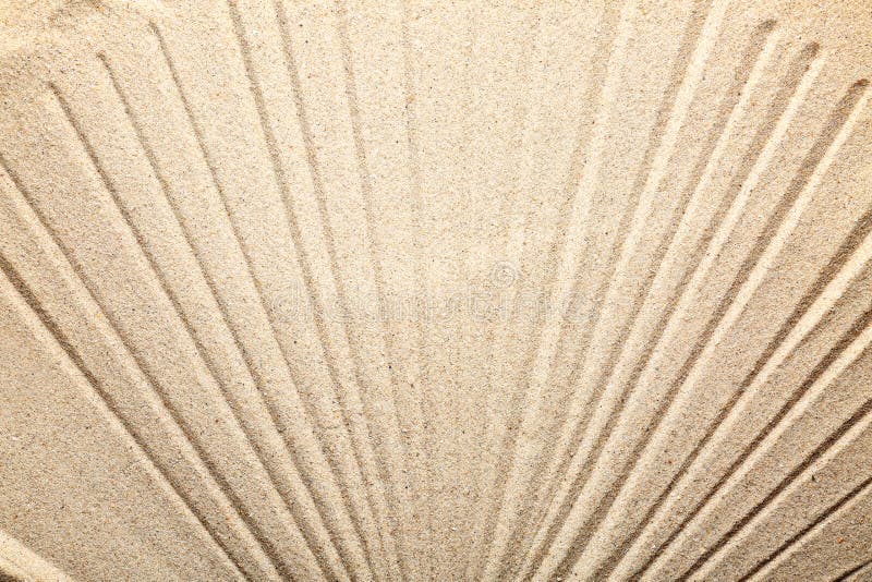 Sand with pattern, closeup stock photo. Image of abstract - 150076774