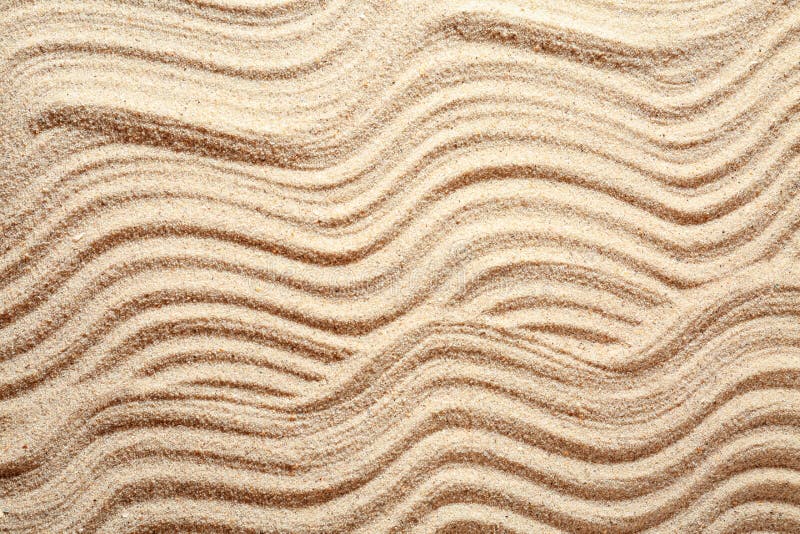 Sand with pattern, closeup stock image. Image of copy - 150076893
