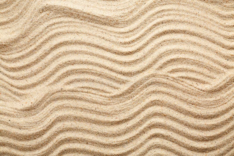 Sand with pattern, closeup stock photo. Image of coast - 150077380