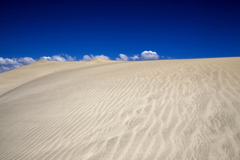 Sand pattern on dunes stock image. Image of naturist - 129174037
