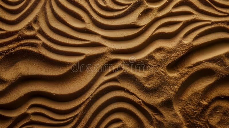Sand Pattern, Image Ai Generated Stock Illustration - Illustration of ...