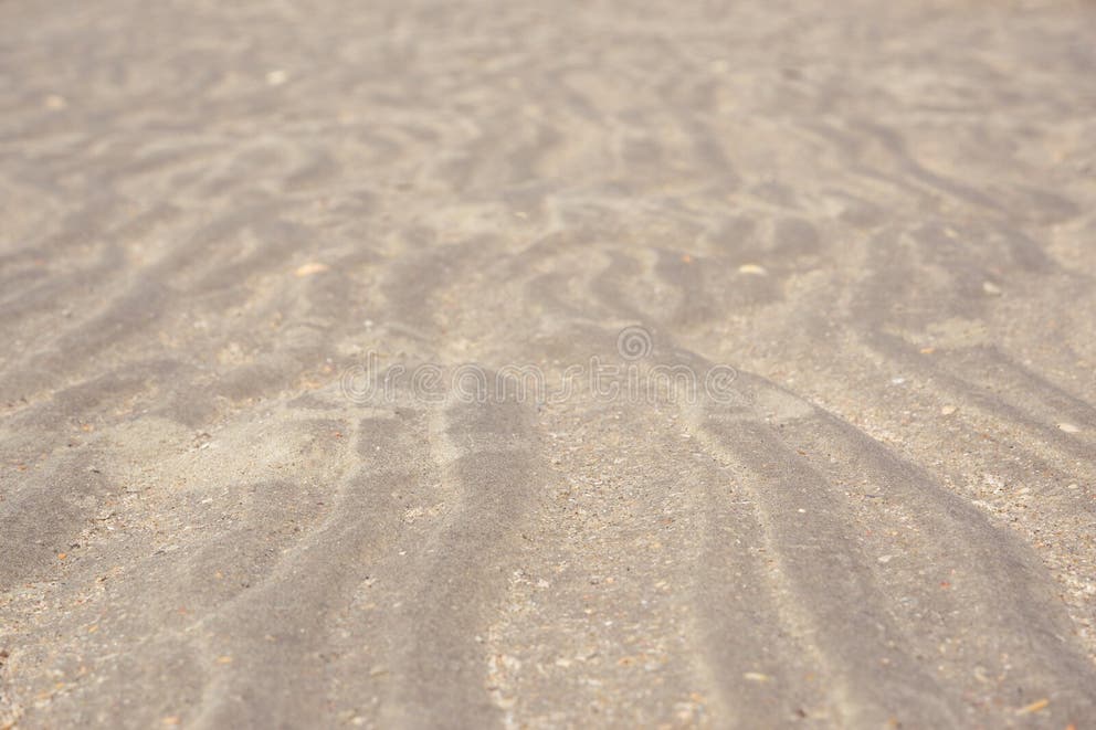 Sand Pattern Texture. Sand Waves on the Beach. Wave, Sand Dunes, Dry Desert, Brown or Yellow ...