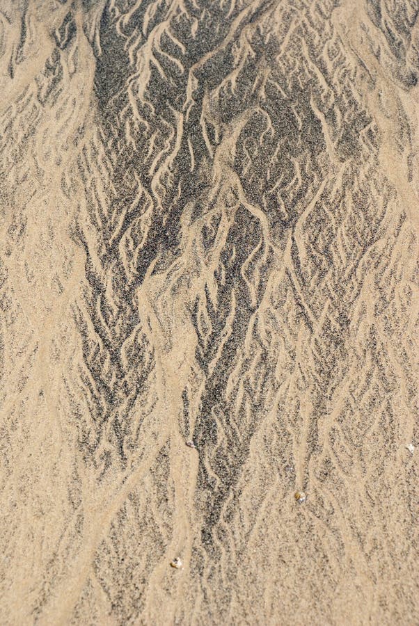 Sand patterns stock image. Image of delta, brown, background - 10371847