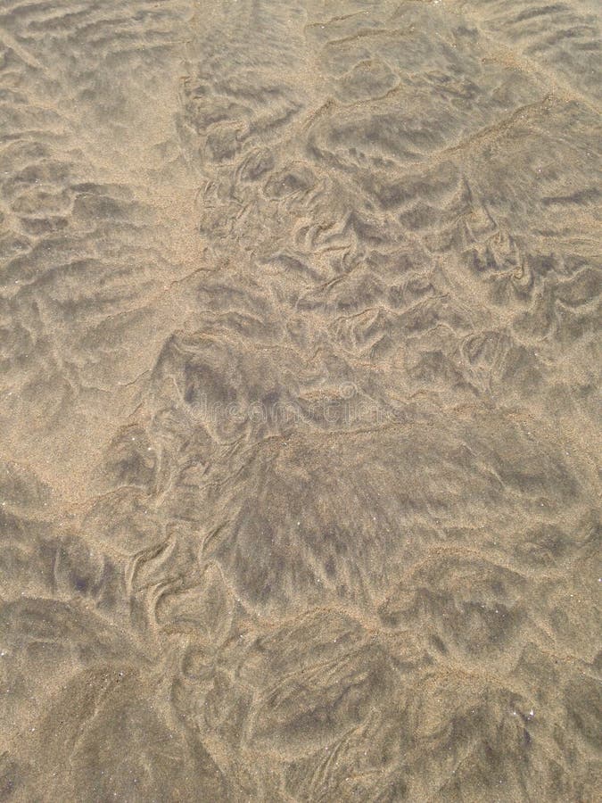 Sand patterns stock image. Image of beach, sand, ocean - 118110777