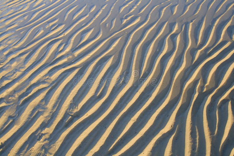 Sand Patterns on the Beach stock image. Image of horizontal - 3415811